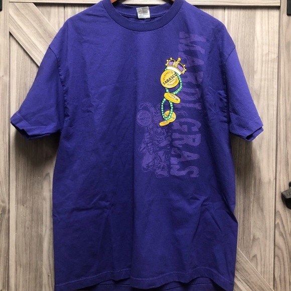 Shirts | Purple Mardi Gras Tabasco Shirt | Poshmark